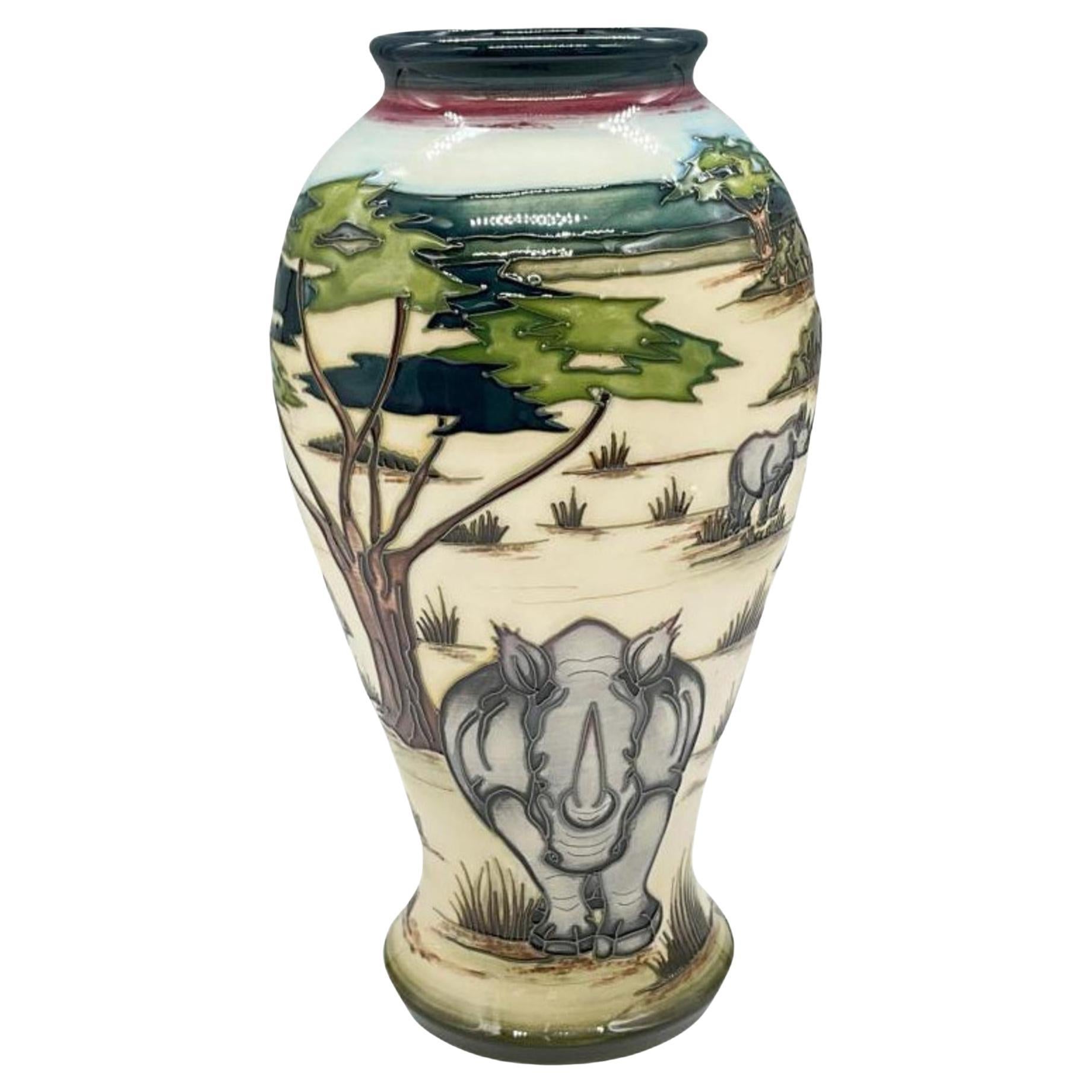 Moorcroft Pottery Large Vase "Lamia" Pattern by Rachel Bishop, 1996 at ...