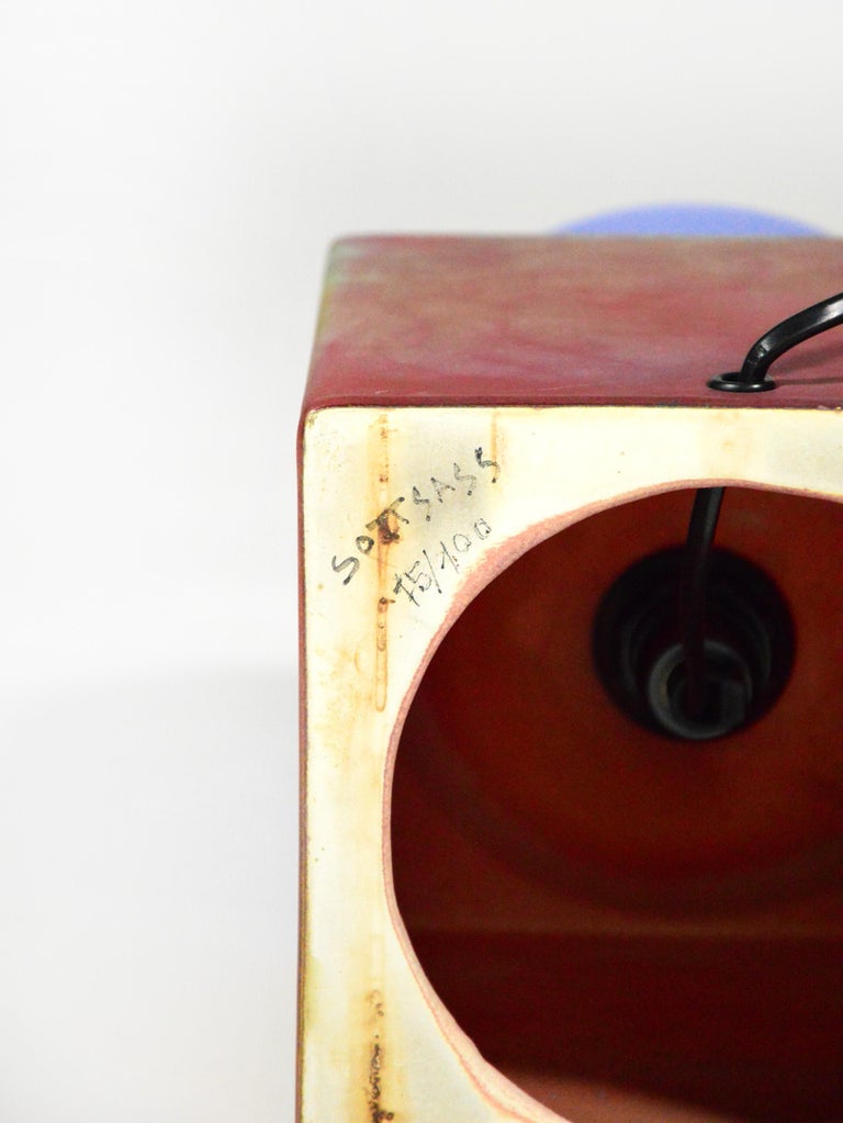 Limited Edition Of The "Alba" Lamp By Ettore Sottsass For Enel For Sale ...