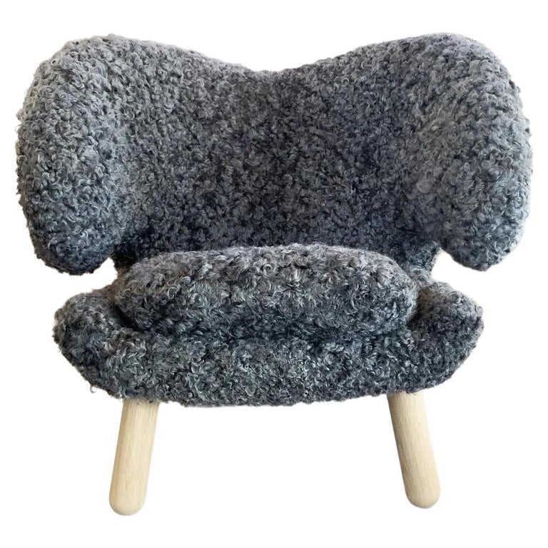Limited Edition Pelican Chair in Gotland Sheepskin For Sale at 1stDibs