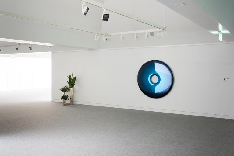 Limited Edition Rondo 75 Gradient Mirror in Space Blue Stainless Steel ...