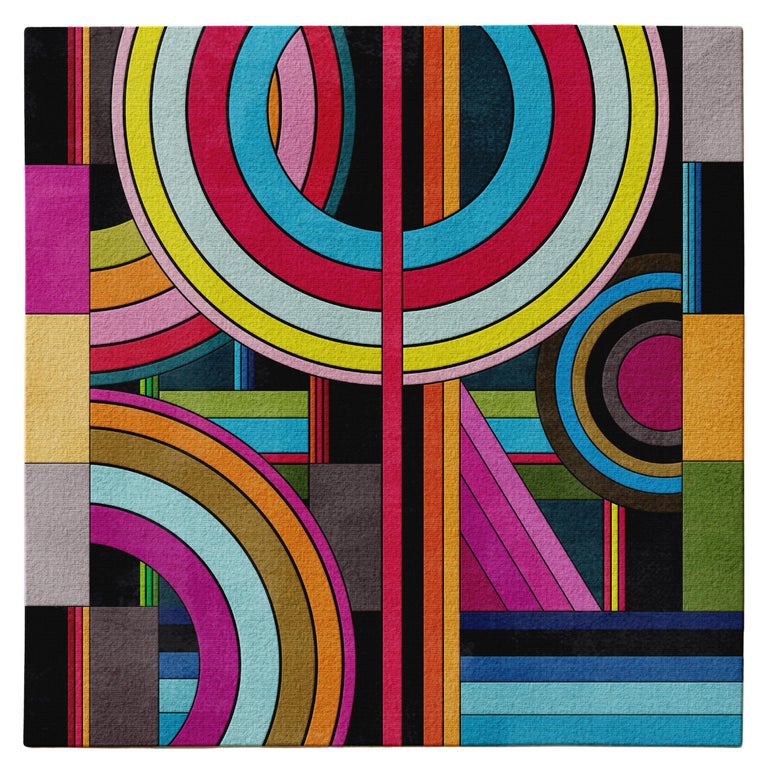 Dalek Rug 03, Edition of 11 / Hand Knotted Wool and Silk / 4-5 months ...