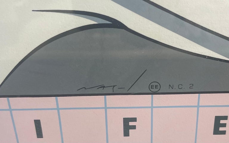 Limited Edition Serigraph "Palm Springs Life" by Patrick Nagel For Sale ...