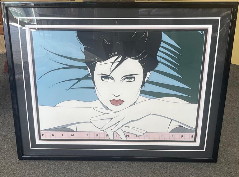 Limited Edition Serigraph "Palm Springs Life" by Patrick Nagel For Sale ...