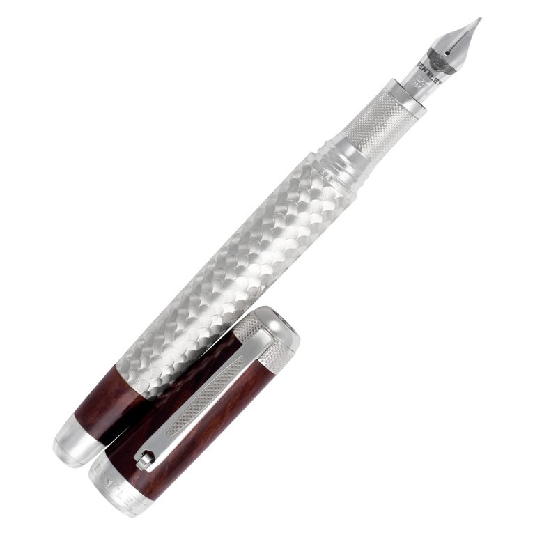 Limited edition Tibaldi for Bentley Mulsanne fountain pen with 18k nib ...