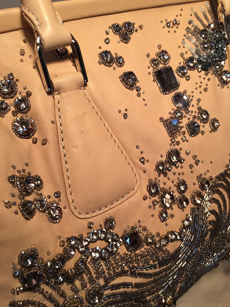 Limited Edition Valentino Alice Glam Sequin and Feather Frame Tote Bag ...
