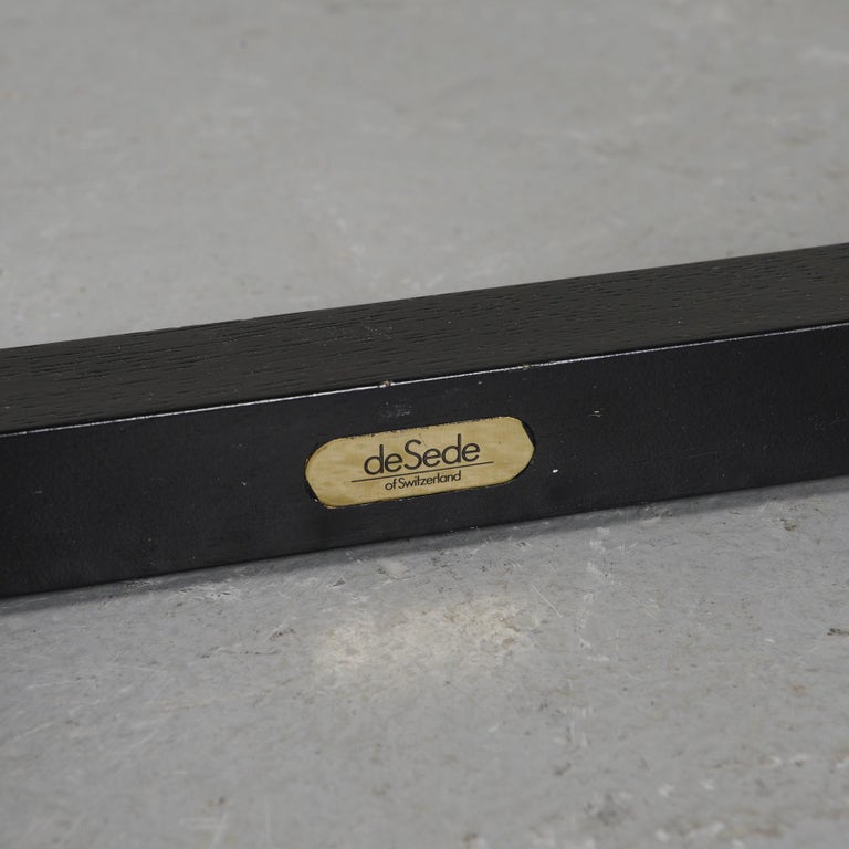 Limited Series Wood and Leather Nesting Tables by Stefan Zwicky for De ...