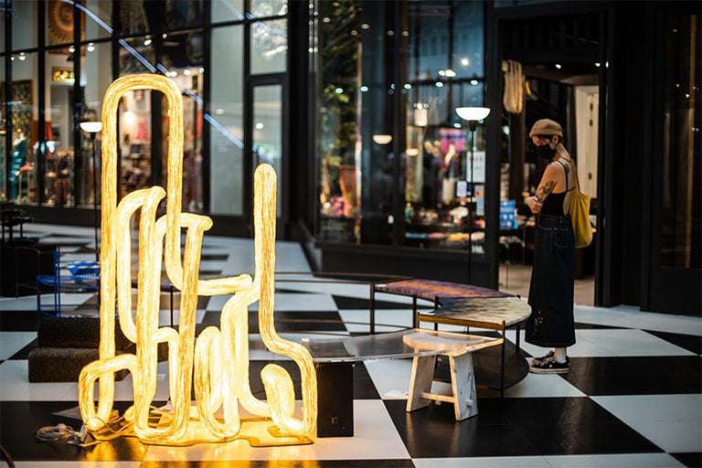 Limitless Light Sculpture by Ango, Unique Handcrafted Lighting Piece ...