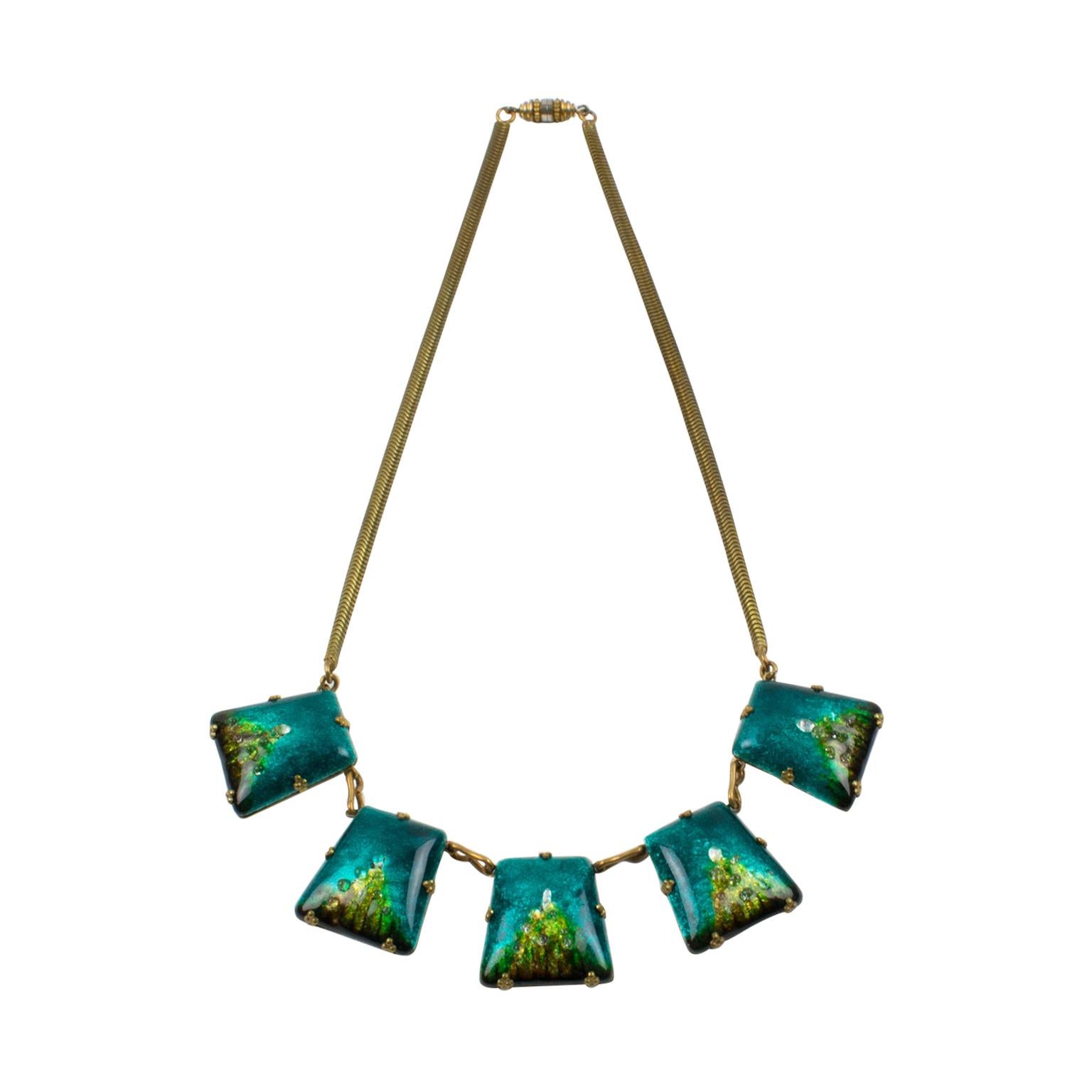Mario Trimarchi for Alessi Stainless Steel Futurist Collar Necklace at ...