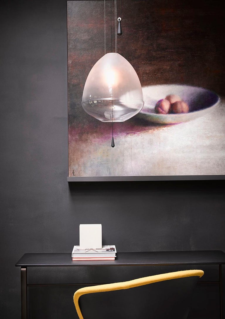 Limpid Light M-clear Standard, Pendant Light, Hand Blown Glass, Europe ...
