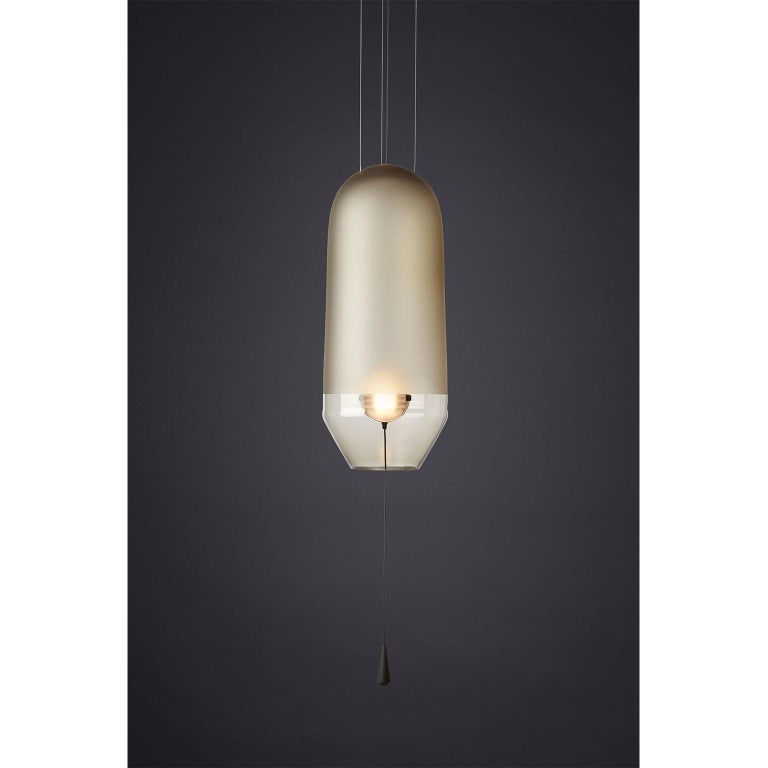 Limpid Light S-Smoke Standard, Pendant Light, Hand Blown Glass, Europe ...