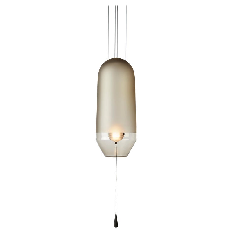 Limpid Light S-Smoke Standard, Pendant Light, Hand Blown Glass, Europe ...