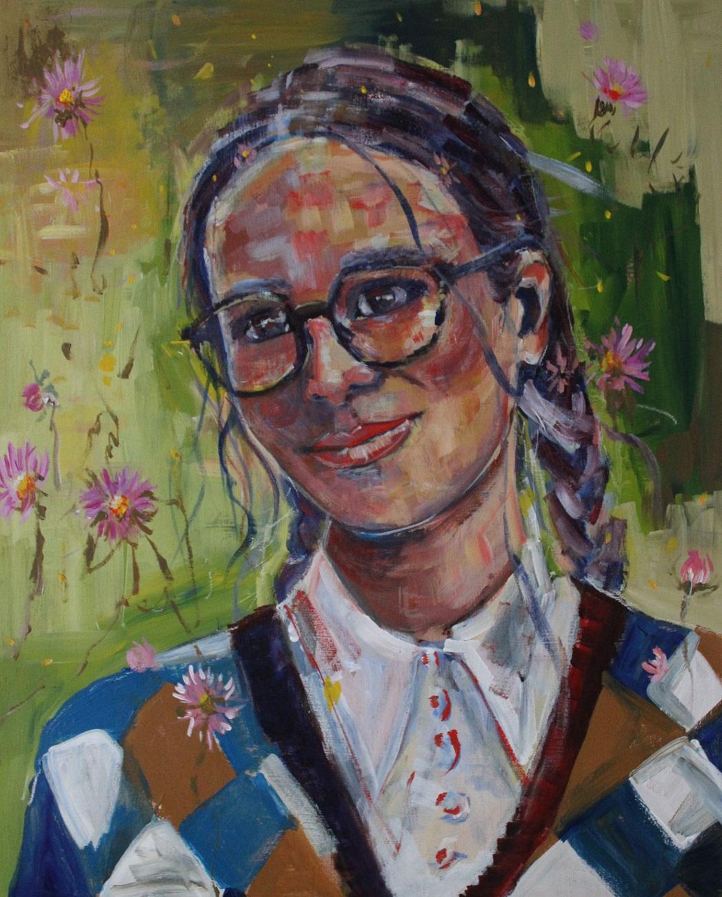 Camille Cottier Figurative Paintings - 2 For Sale at 1stDibs