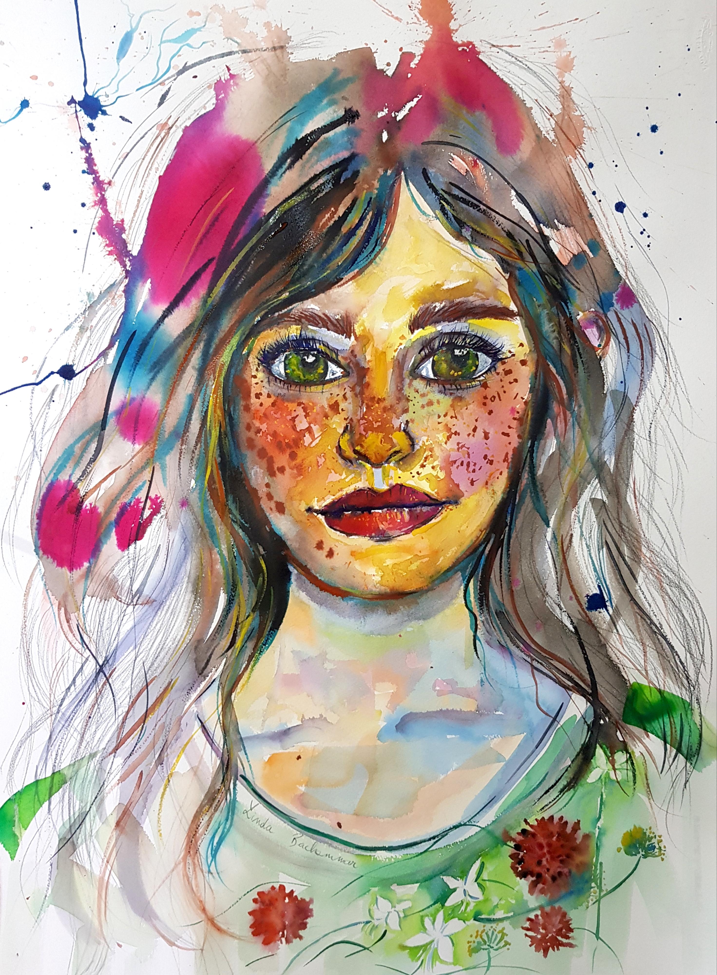 Daniel Garber - "Frances in Braids" For Sale at 1stDibs