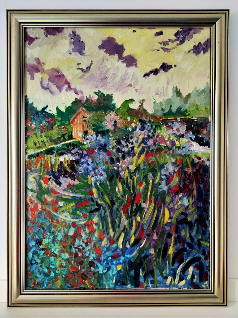 Linda Clerget - Impressionist alla prima landscape 'Better days' For ...