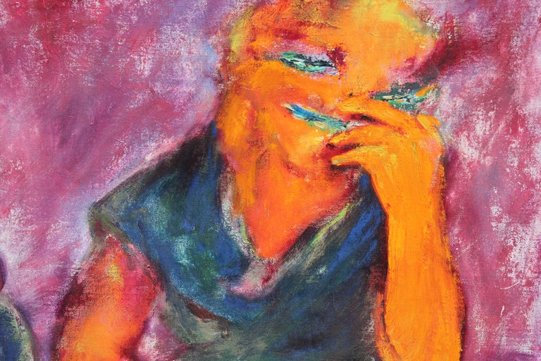 Linda Delaney - "Why Not Ask For More?" Figurative Abstract ...