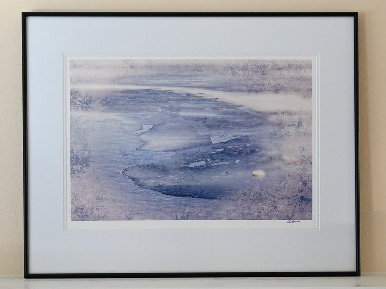 Linda DeStefano Brown - "Dissolving", photography, land, sky, blues ...