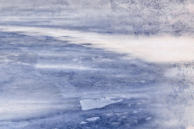 Linda DeStefano Brown - "Dissolving", photography, land, sky, blues ...