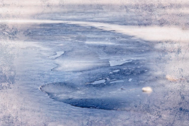 Linda DeStefano Brown - "Dissolving", photography, land, sky, blues ...