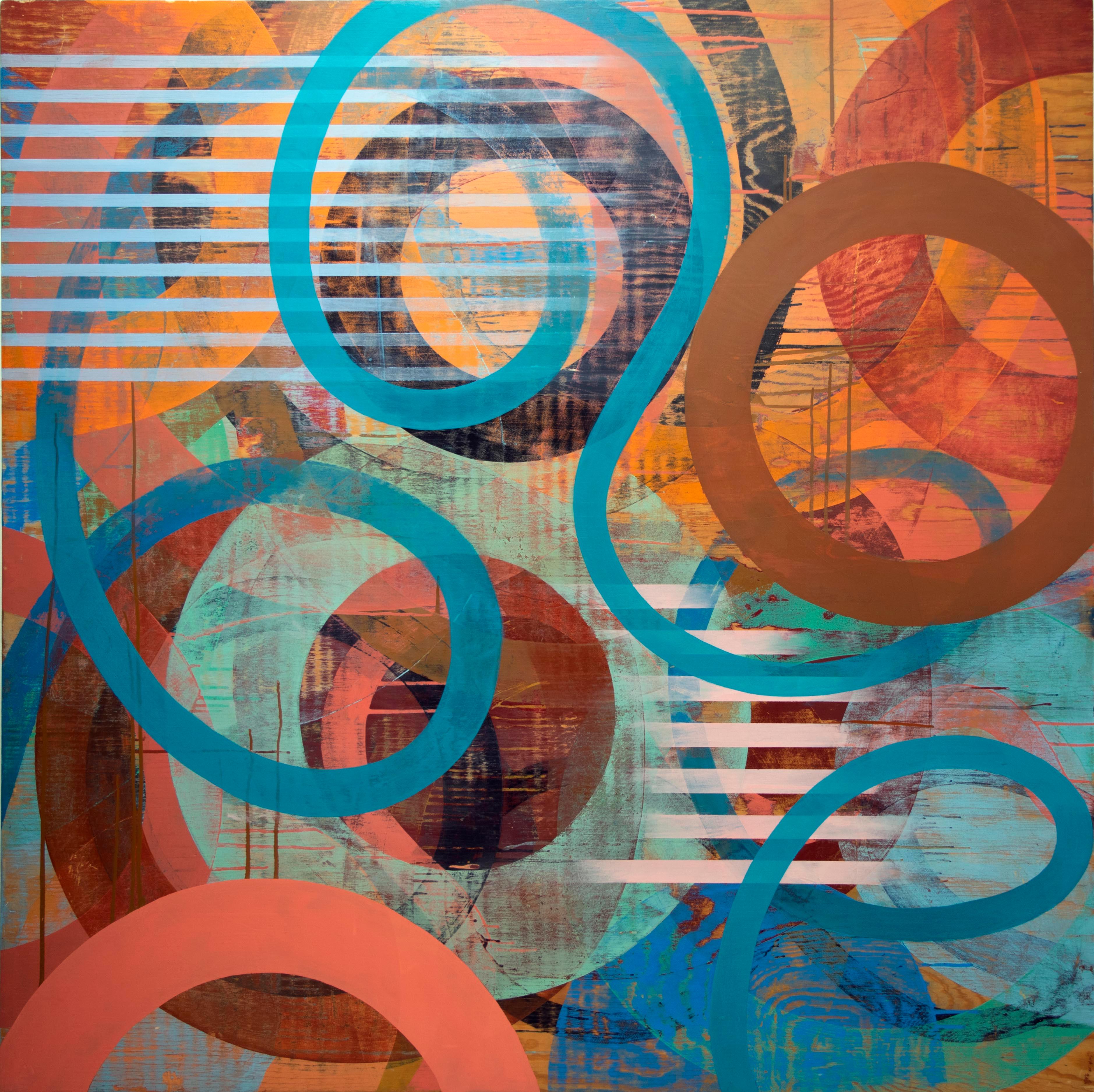 Shozo Nagano - Elements (Hard Edge Abstraction painting) at 1stDibs