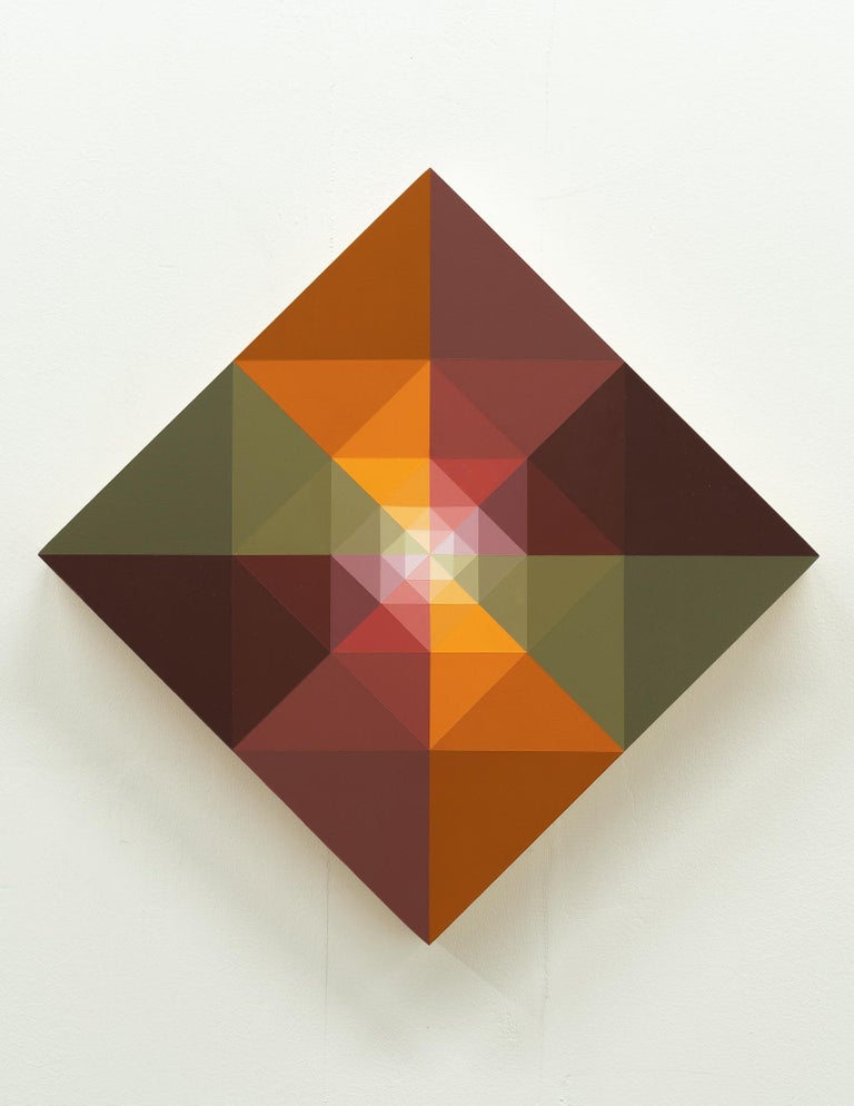 Linda King Ferguson - SUNDOG 9 - Prismatic Abstract Painting with ...