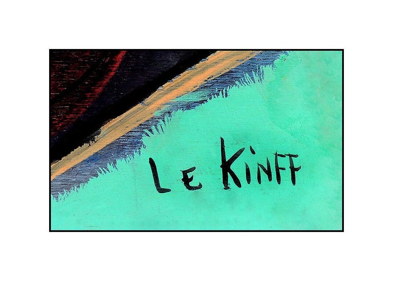 Linda Le Kinff - Linda Le Kinff Original Oil Painting on Board Signed ...