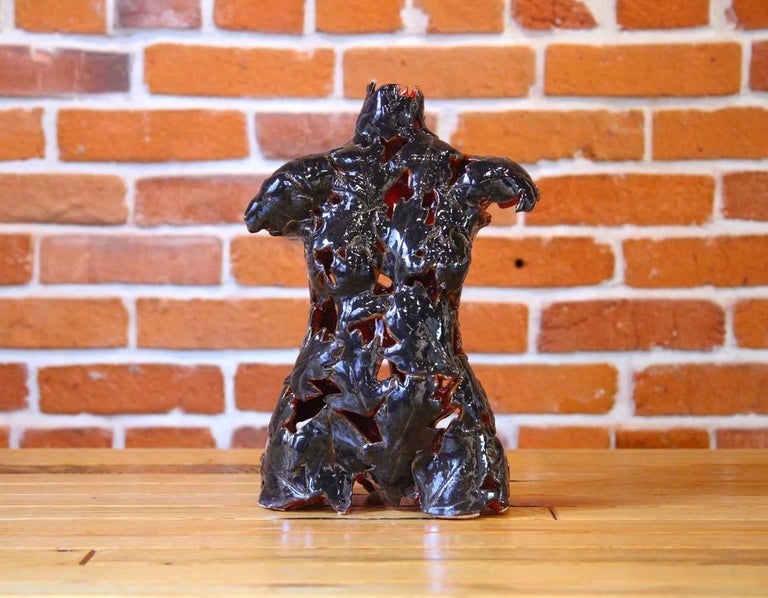 Linda Literal - Figurative Expressionist Sculpture, "Armor: Protection ...