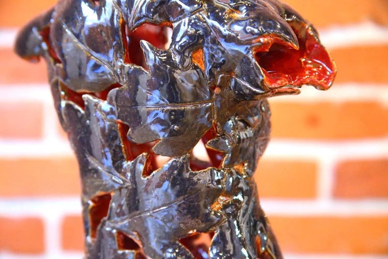 Linda Literal - Figurative Expressionist Sculpture, "Armor: Protection ...