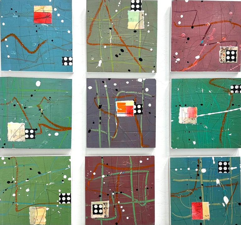 Linda Shaffer - Lily Pond, Abstract Painting For Sale at 1stDibs