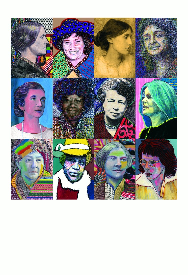 Linda Stein - Heroes 842 - Woman Artist - Signed, Limited Edition Fine ...