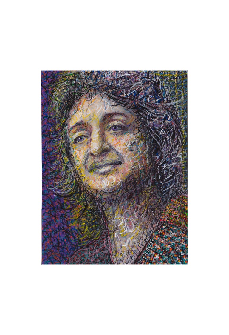 Linda Stein - Betty Friedan 687 - Woman Artist - Signed, Limited ...