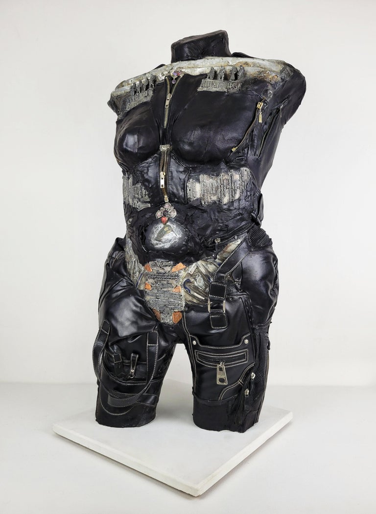 Linda Stein - Contemporary Mixed Media Art Leather Metal Sculpture ...