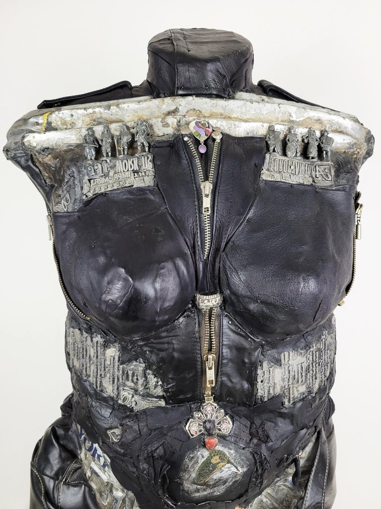 Linda Stein - Contemporary Mixed Media Art Leather Metal Sculpture ...