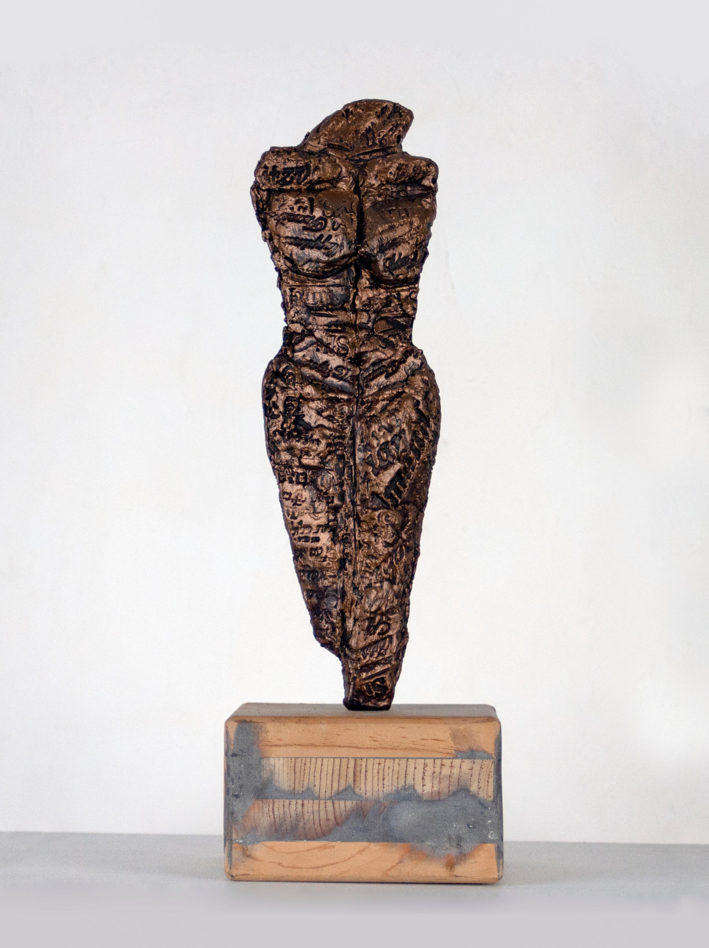 Oliver Lee Jackson - Bust VI (Figurative Mixed Media Sculpture) For ...