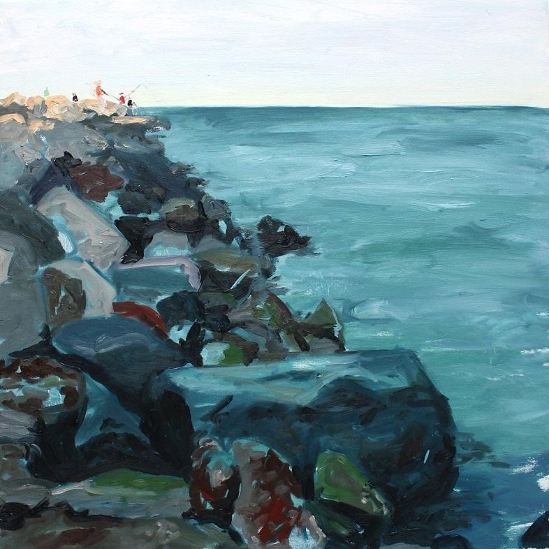 Edward Arthur Anderson - Mid Century Abstract by Edward Anderson at 1stDibs