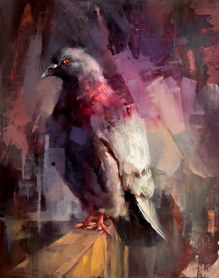 Lindsey Kustusch - "Common Iridescence", Oil painting at 1stDibs