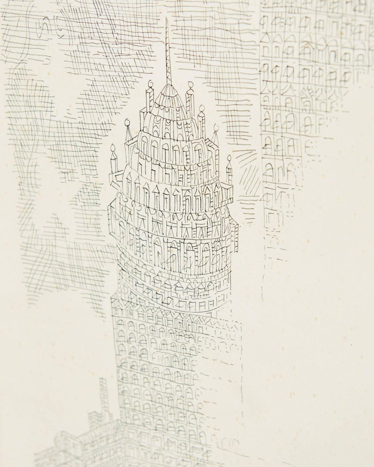 Line Drawing America by Alberto Longoni, Italy, 1965 For Sale at ...