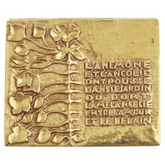 Large Line Vautrin "Romain" with Stars Mirror, circa 1955 at 1stDibs