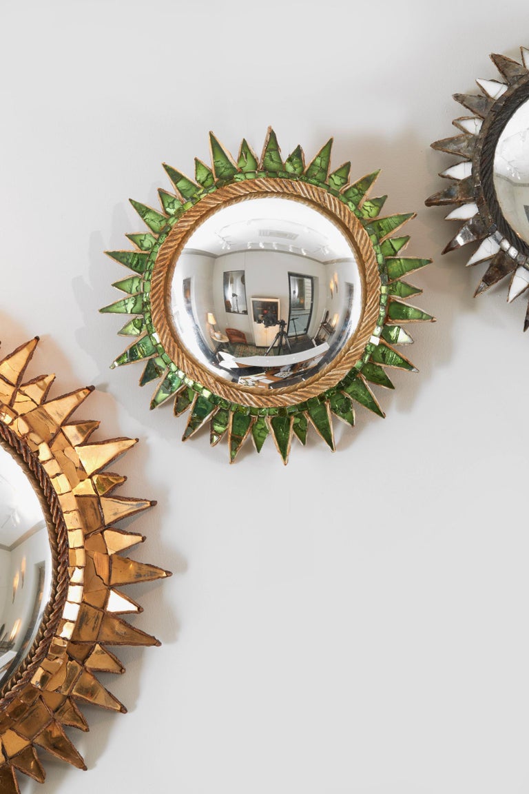 Line Vautrin, Mirror "Soleil à pointes n°3", circa 1955 For Sale at 1stDibs