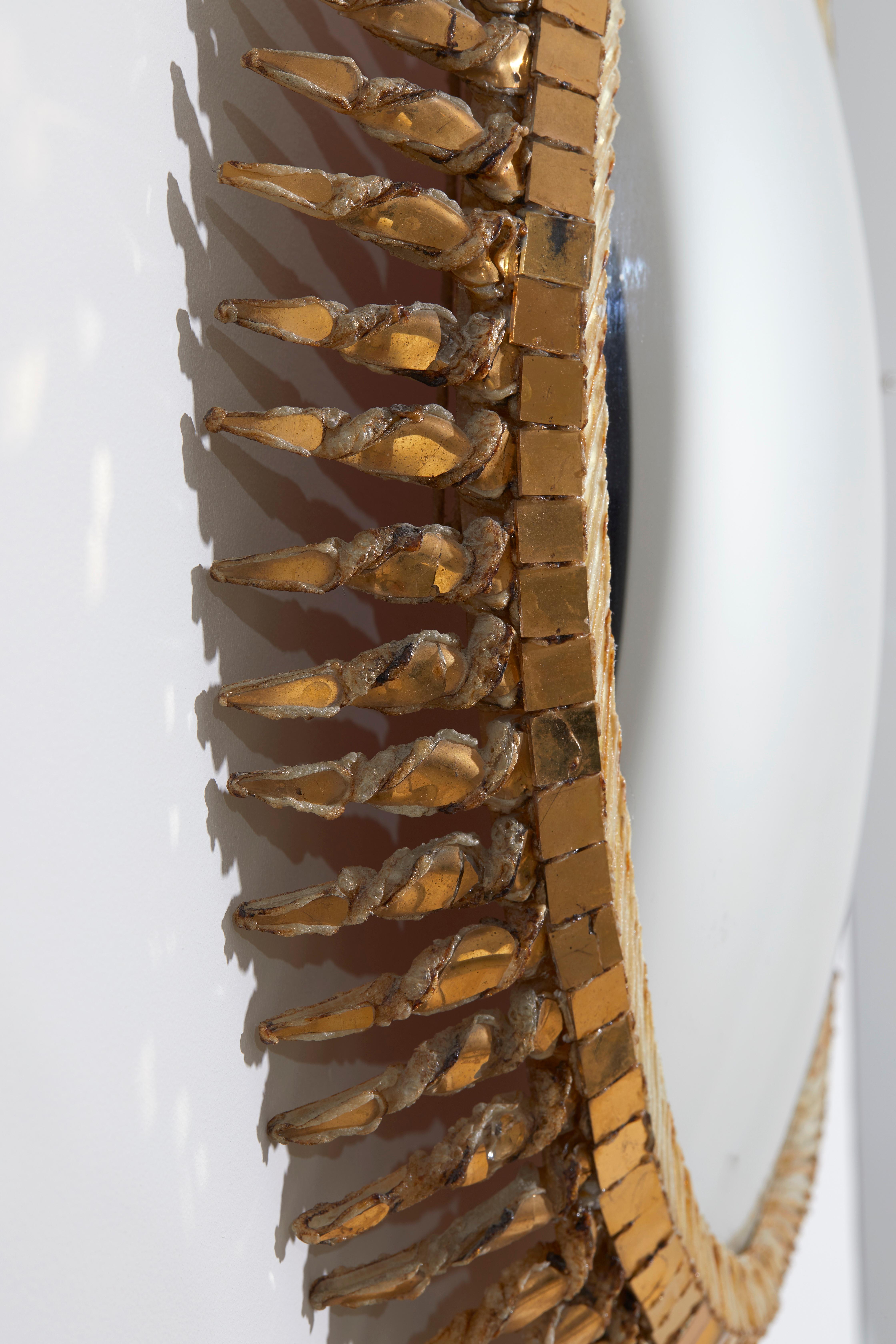 Line Vautrin, Mirror "Soleil torsadé", circa 1965 For Sale at 1stDibs