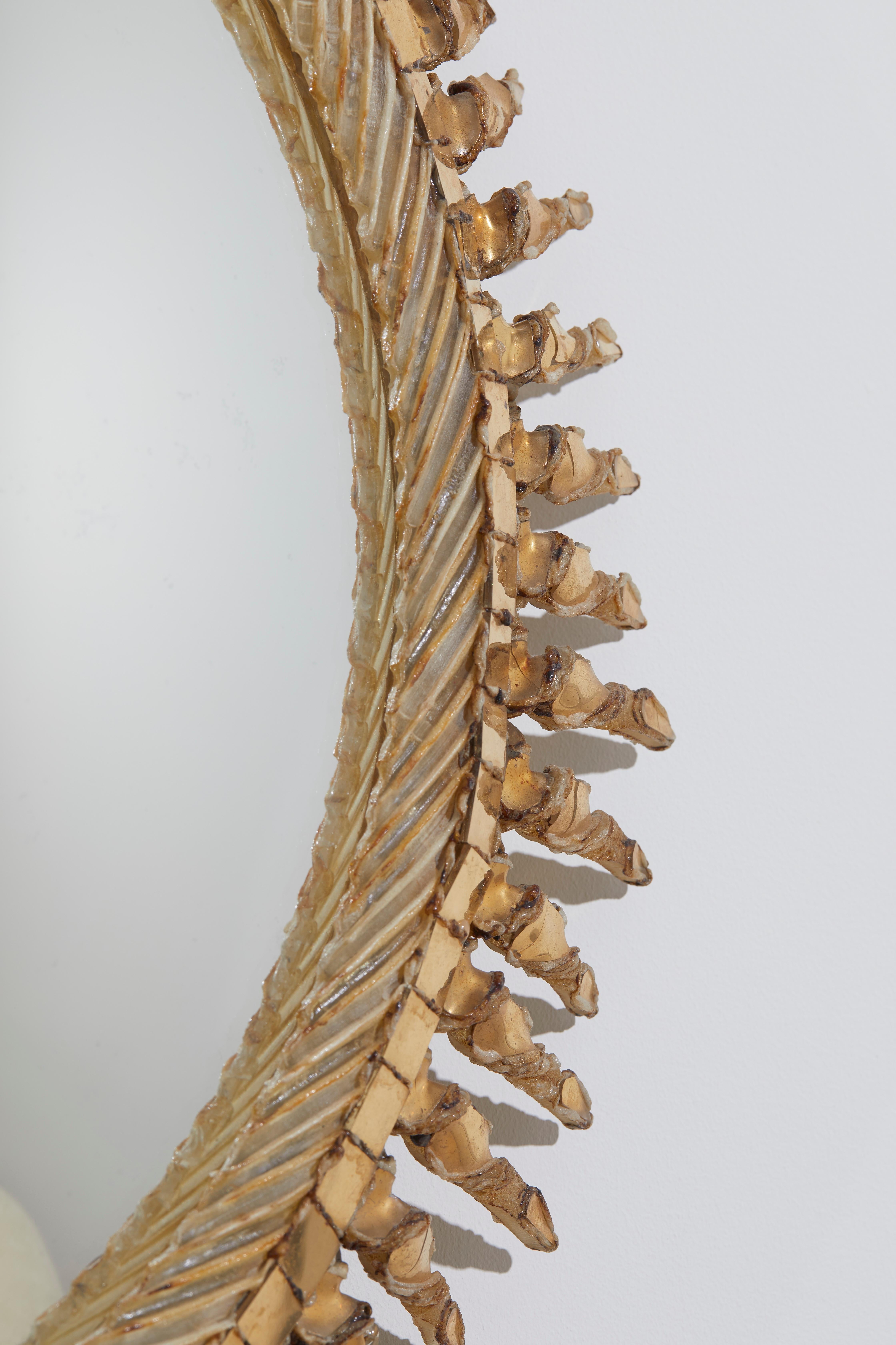 Line Vautrin, Mirror "Soleil torsadé", circa 1965 For Sale at 1stDibs