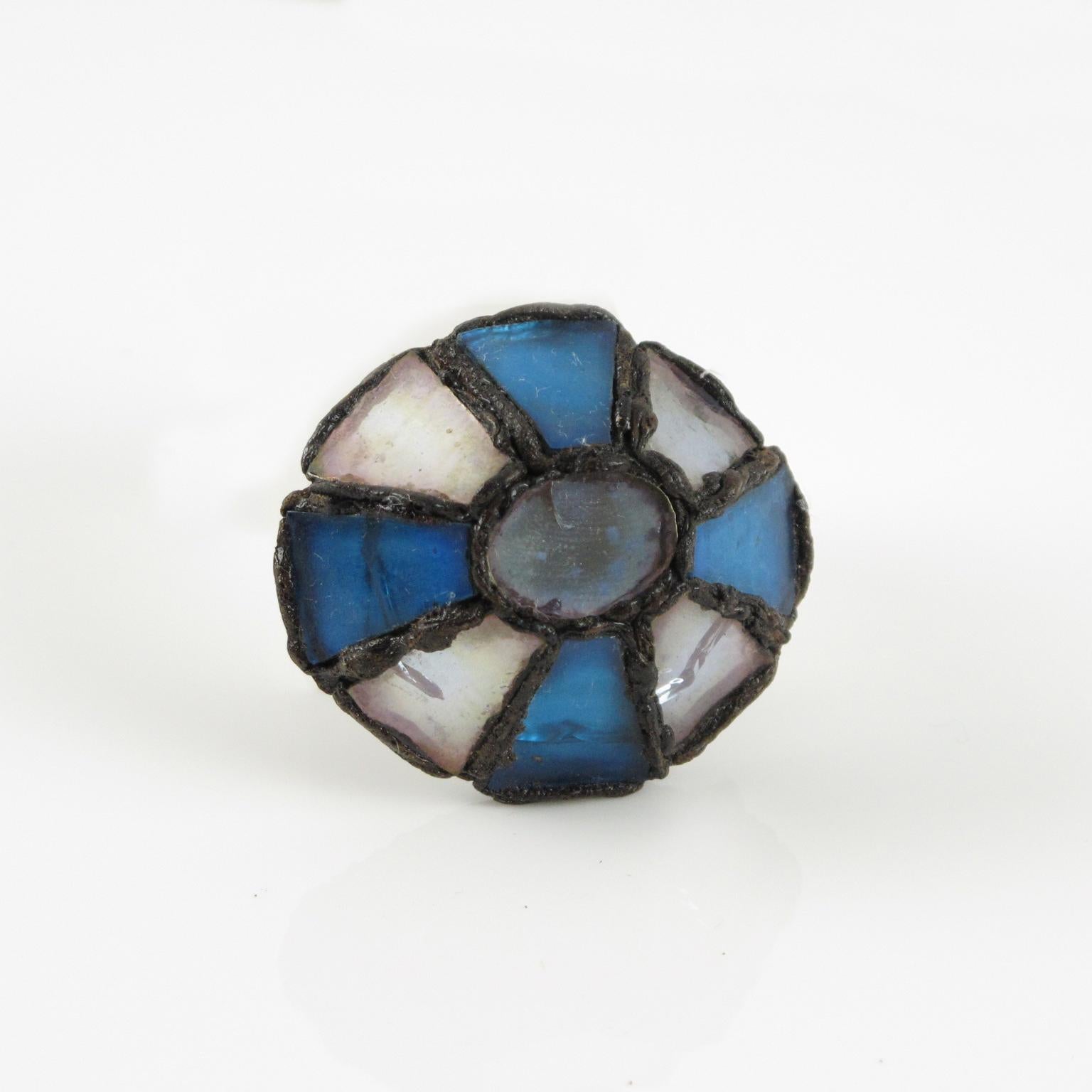 Line Vautrin Mirrors and Talosel Brooch For Sale at 1stDibs