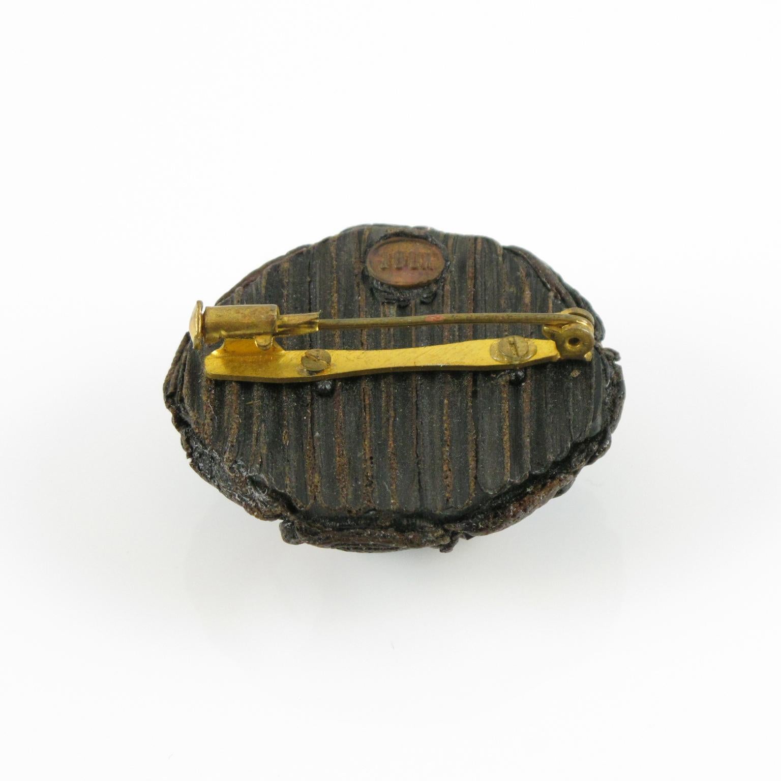 Line Vautrin Mirrors and Talosel Brooch For Sale at 1stDibs