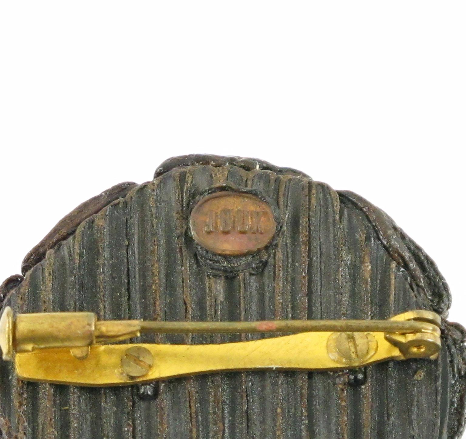 Line Vautrin Mirrors and Talosel Brooch For Sale at 1stDibs