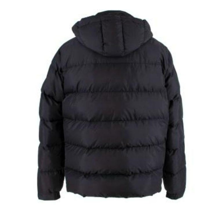 Linea Rossa black nylon showerproof puffer jacket For Sale at 1stDibs