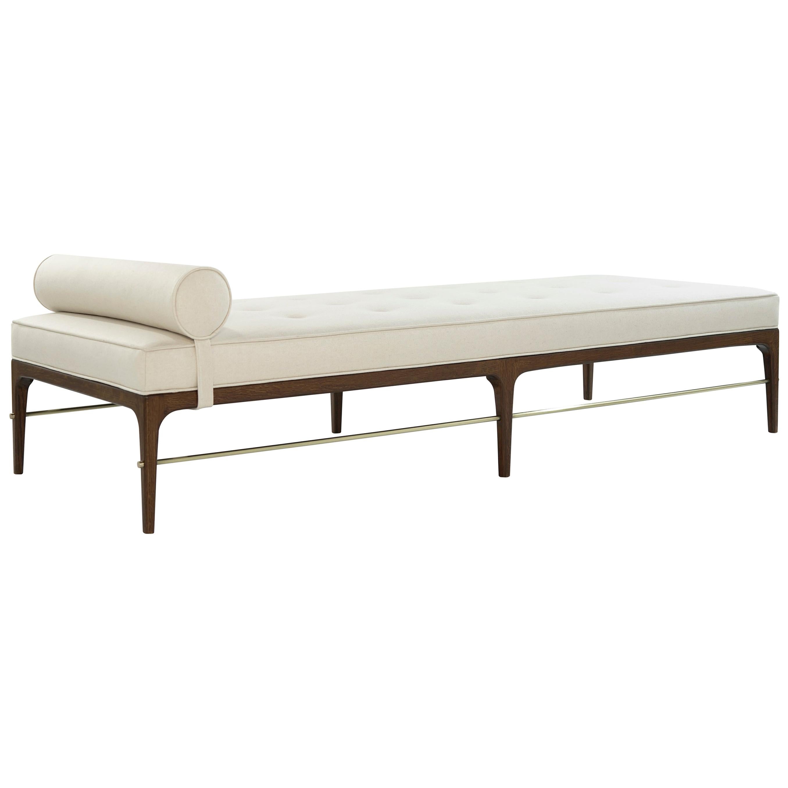 Unique Bronze and Leather Daybed by Architect Ira Grayboff at 1stDibs