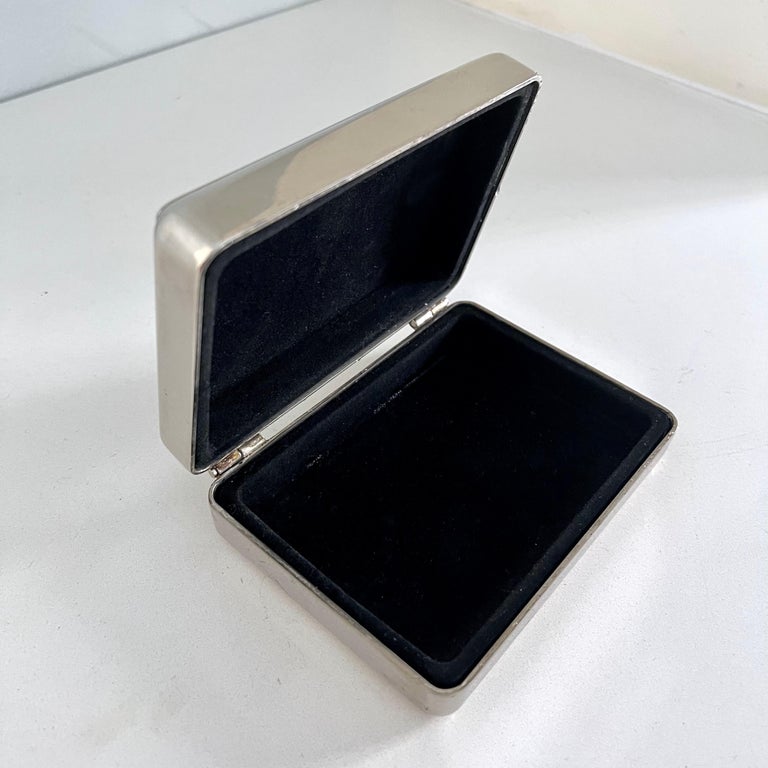 Lined Silver Plate Box at 1stDibs