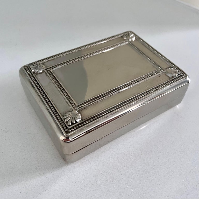Lined Silver Plate Box at 1stDibs