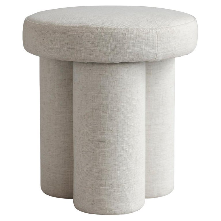 Linen Big Foot Stool by 101 Copenhagen For Sale at 1stDibs