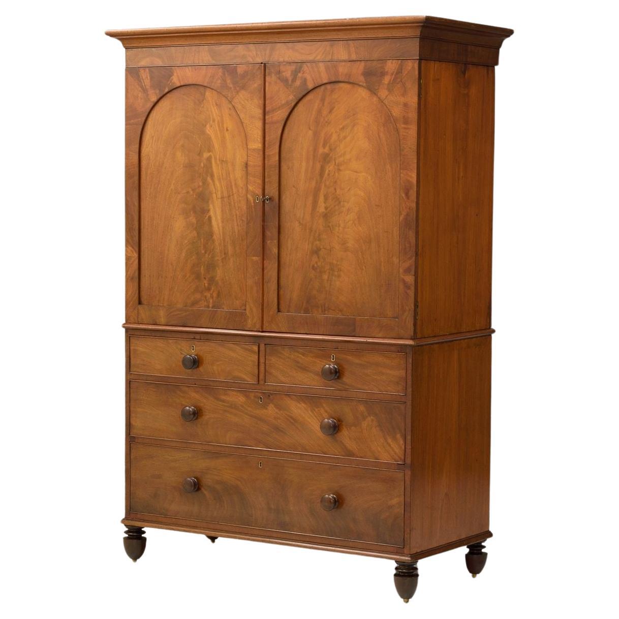 Primitive American Cherrywood Jackson Press For Sale at 1stDibs ...