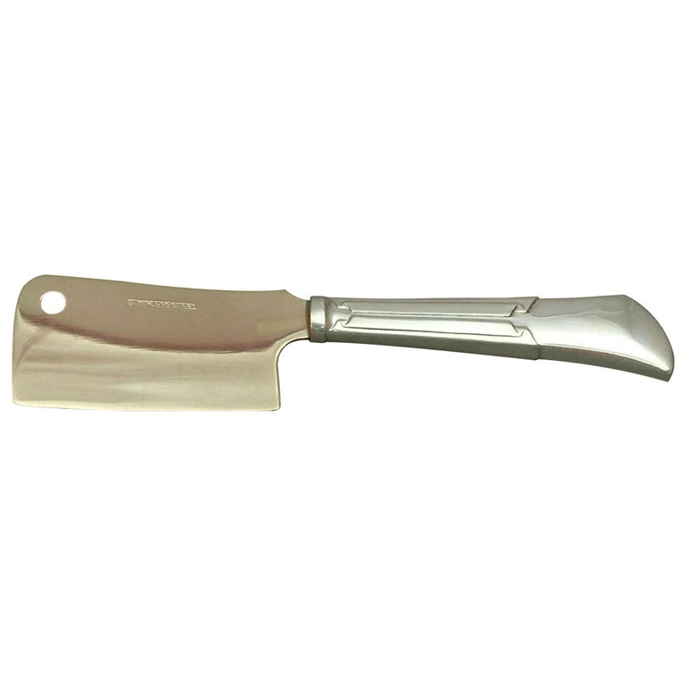 Linenfold by Tiffany and Co. Sterling Silver Cheese Cleaver HHWS Custom ...